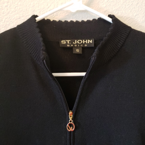 St. John | Jackets & Coats | St John Basics Knit Sport Jacket | Poshmark